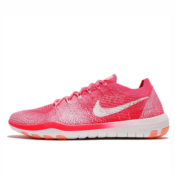 Nike | Shoes | Nwt Nike Free Focus Flyknit 2 Racer Pink Trainer | Poshmark